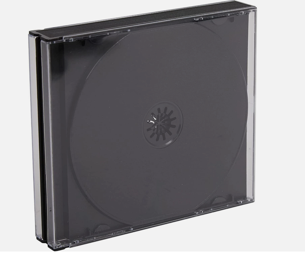 50 x Triple JEWEL CD CASES with Black Tray - 3 Disc 24mm spine - High ...