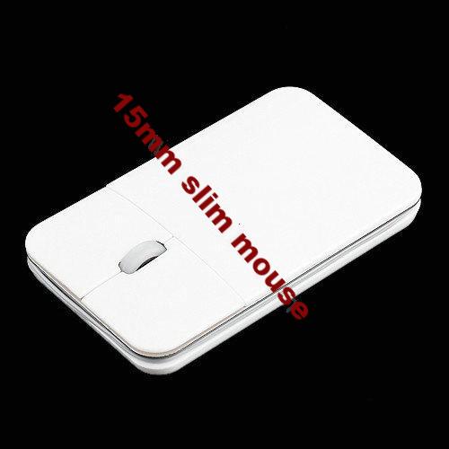USB Wired Notebook Laptop PC plastic Optical SLIM 15mm Mouse WHITE BLU ...